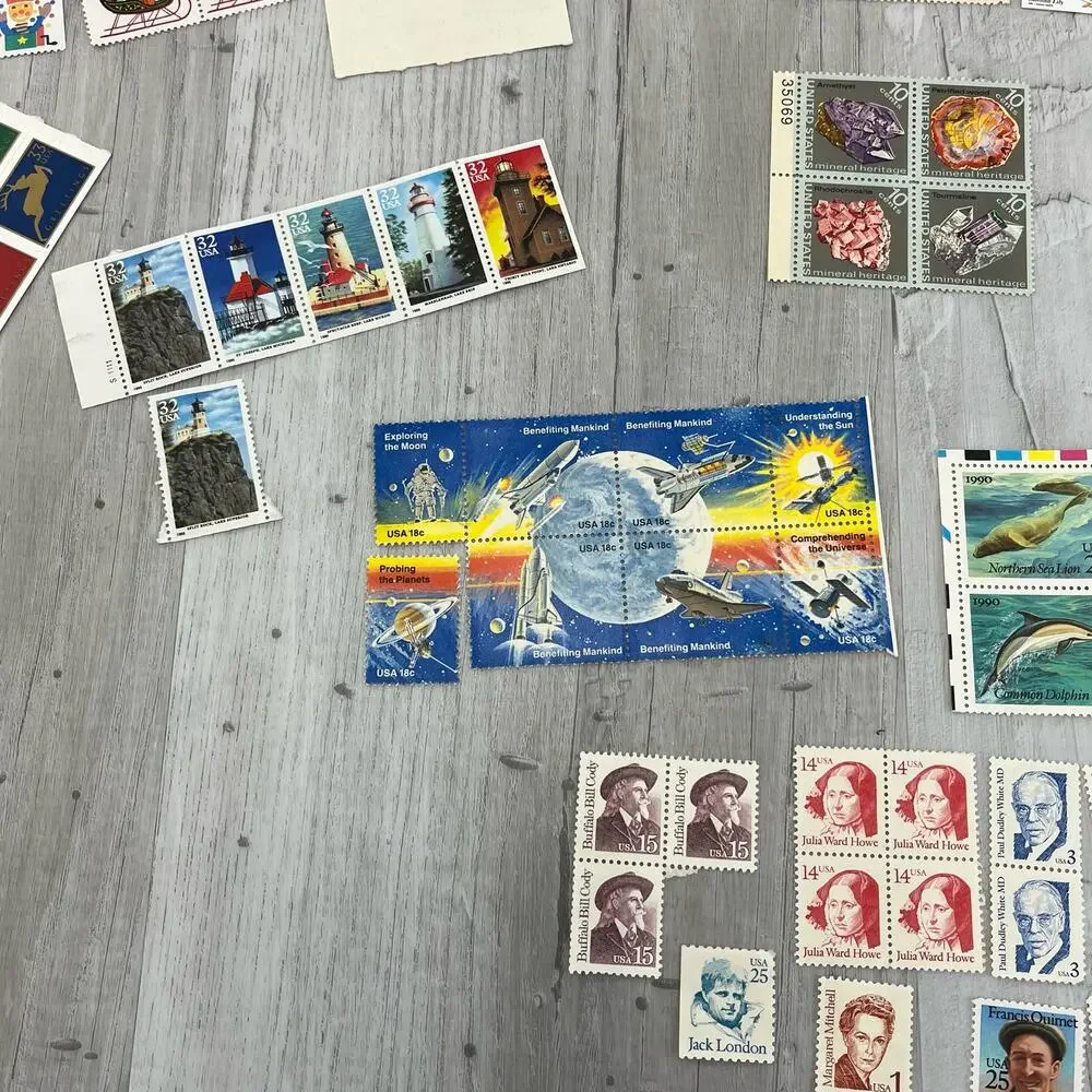 None and/or Unknown | Office | Vintage Postage Stamp Bundle Lot Mixed ...